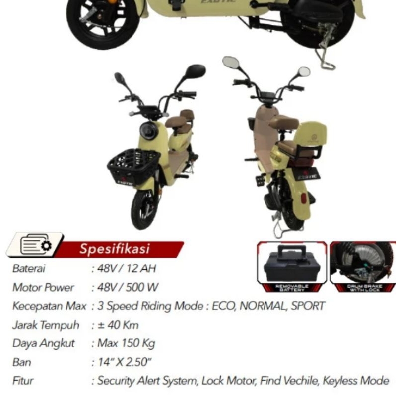 Jual Sepeda Listrik Ebike Pasific Exotic Veloce Velose Velocie V1 V 1 ...