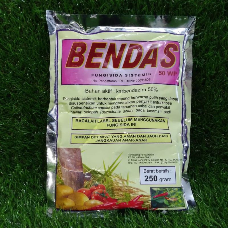 Jual Bendas 250 gr, BENDAS 50 WP 250gr Fungisida Sistemik Pembasmi Hama Jamur pada Tanaman ...