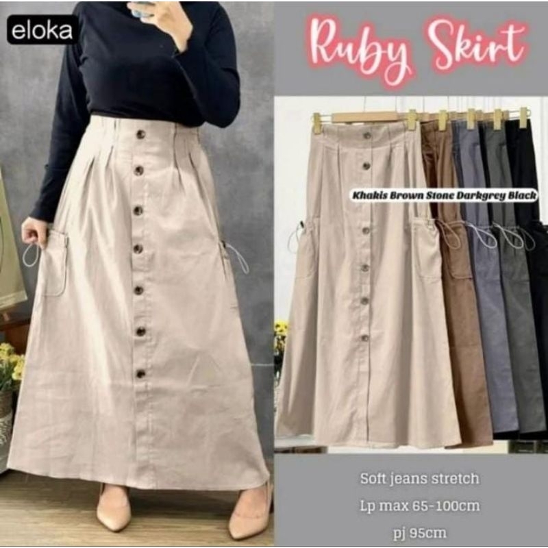 Jual ROK CARGO KANCING DEPAN twill Combet premium | Shopee Indonesia