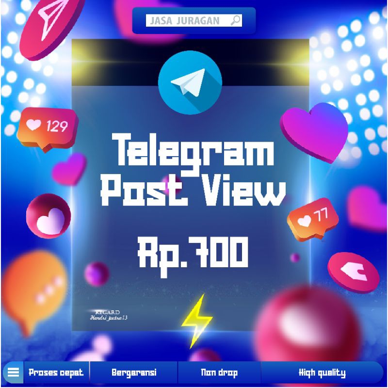 Jual Telegram Post View, Tambah view postingan telegram | Shopee Indonesia