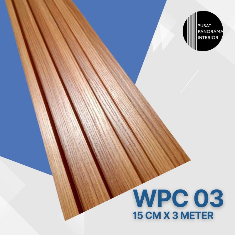 Jual PUSAT PANORAMA INTERIOR WPC Woodpanel Ukuran 3m Backdrop TV Hiasan ...