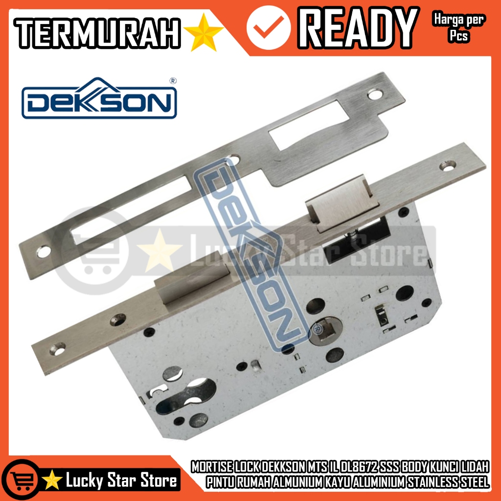 Jual MORTISE LOCK DEKKSON MTS IL DL8672 SSS BODY KUNCI LIDAH PINTU ...