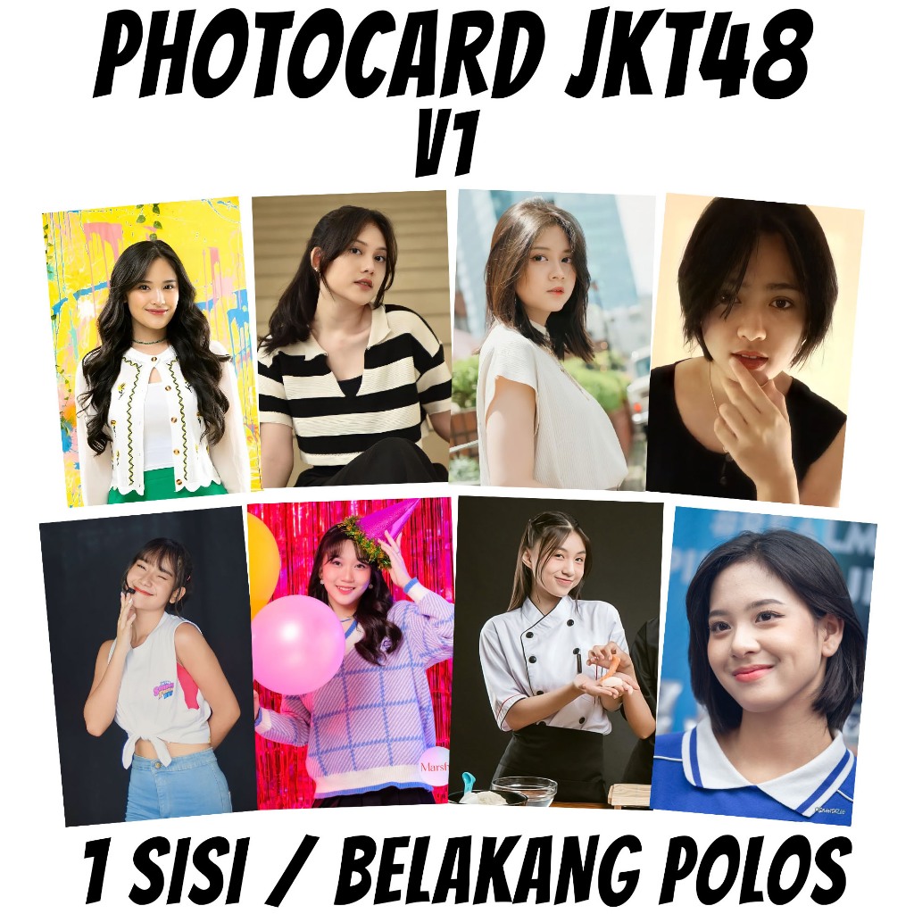 Jual SUNOPY - Photocard JKT48 V1 Fotocard JKT48 Photo card Freya Foto card Michie Random ...