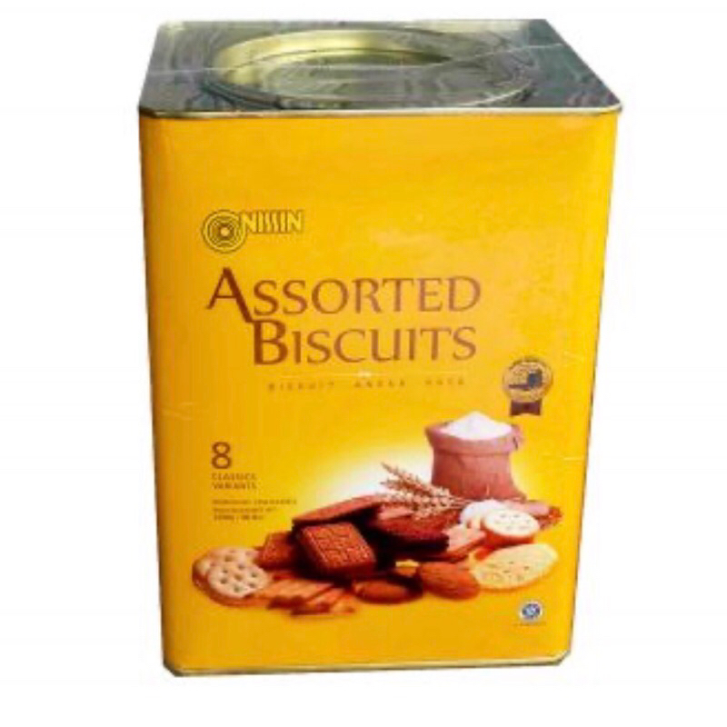 Jual NISSIN ASSORTED BISKUIT YELLOW 1100gr | Shopee Indonesia