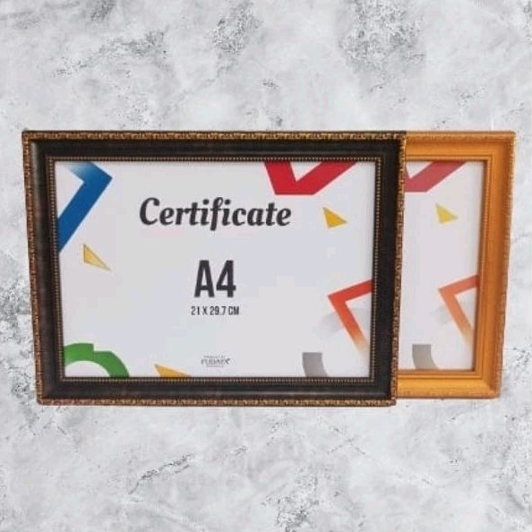 Jual FUDAFA FRAME Ukir C736 - A4 Sertifikat (21x29.7cm) Frame Foto ...