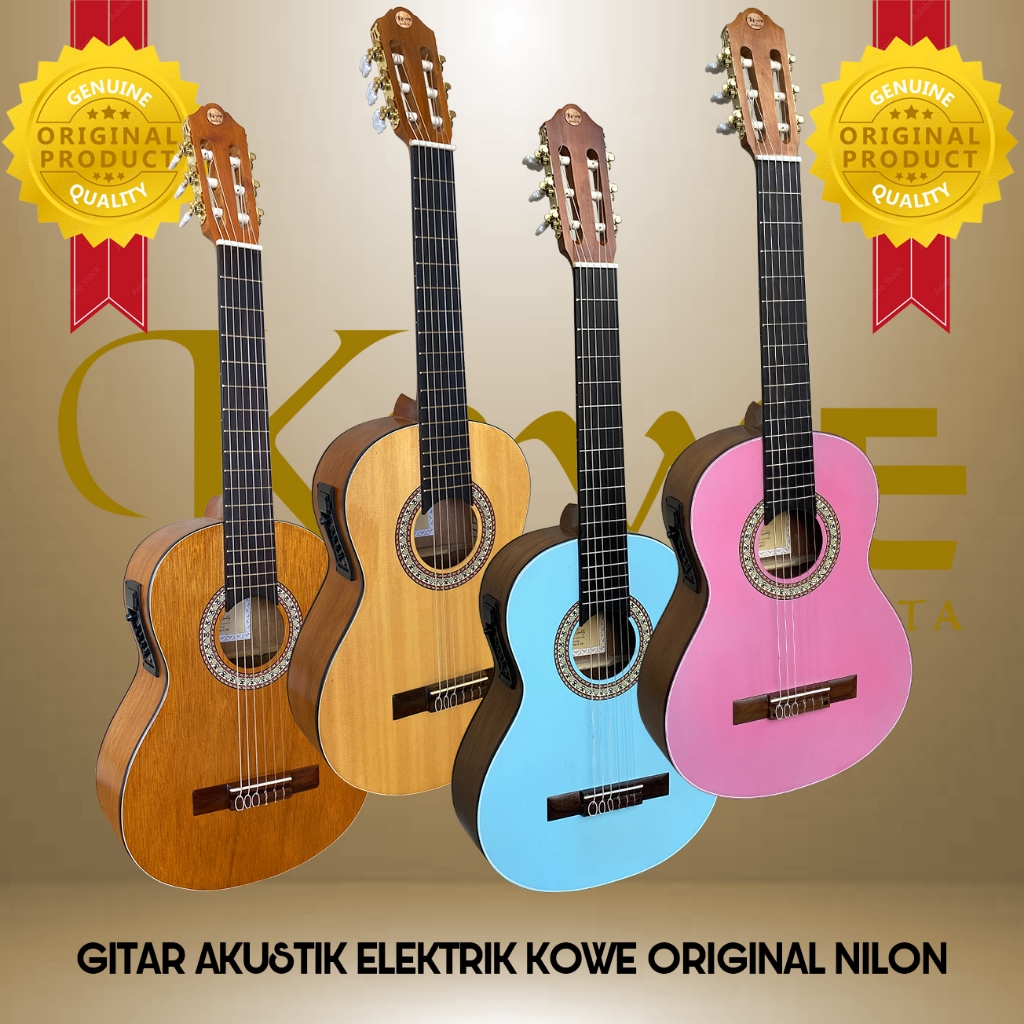 Jual Gitar Merk KOWE Akustik Original Ukuran 3/4 Classic Nilon | Shopee ...