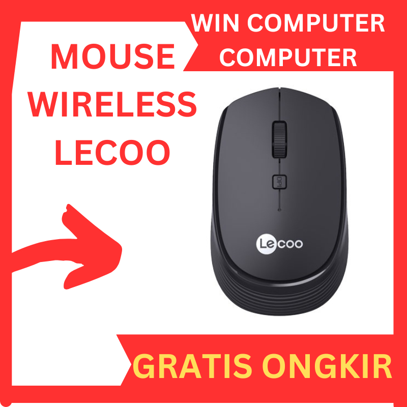 Jual Lenovo Lecoo Mouse Wireless Optical - WS202 | Shopee Indonesia