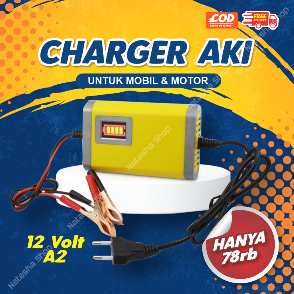 Jual Charger Aki Motor dan Mobil Cas ACCU Mobil dan Motor Voltuner 12V ...