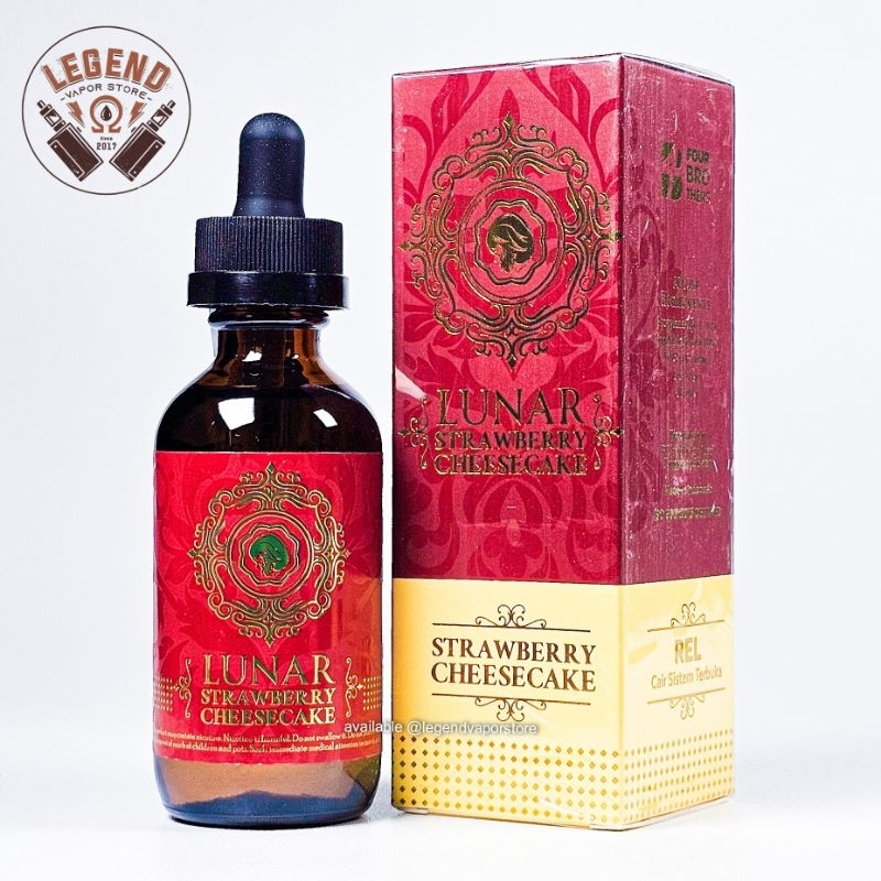 Jual FREEBASE - LUNAR HEXOHM Strawberry Cheesecake 60ML AUTHENTIC ...