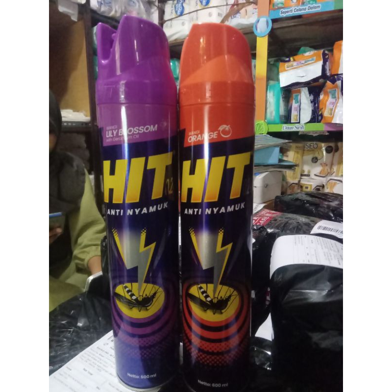 Jual [ 1 karton ] HIT anti nyamuk dan kecoa 600ml semprot obat 600 ml ...