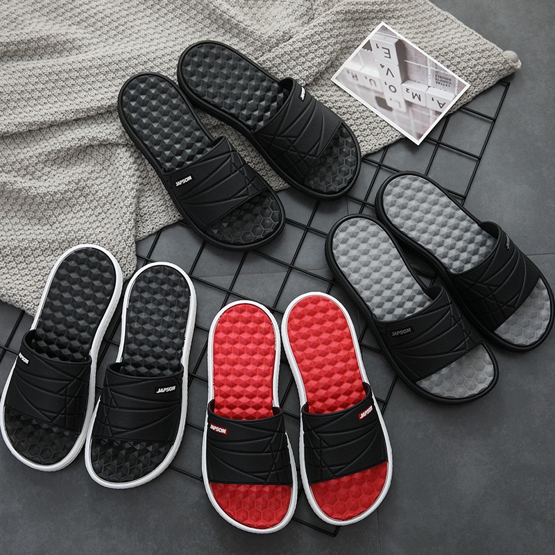 Jual Sandal Slide Pria Original black Series Sandal pria selop Hitam ...