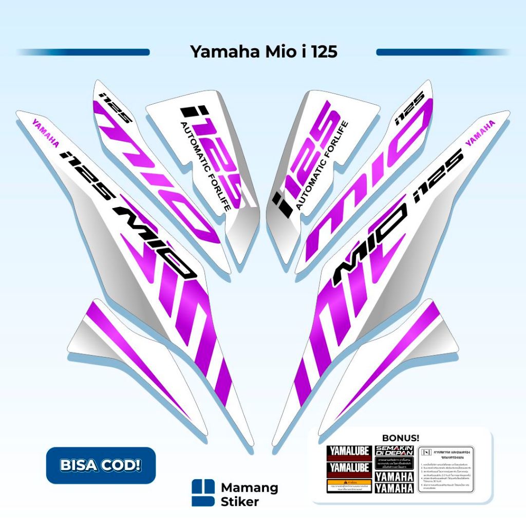 Jual Striping Mio M3 Variasi (29) 2016 2017 2018 2019 2020 2021 2022 ...