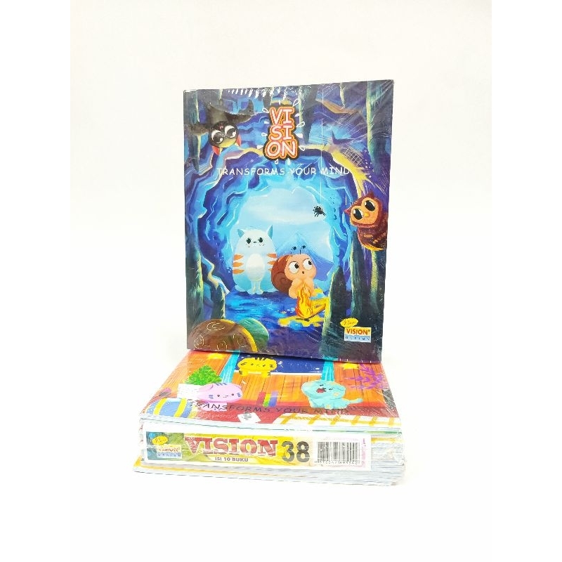 Jual (10pc)BUKU TULIS merek VISION isi 38 lembar | Shopee Indonesia