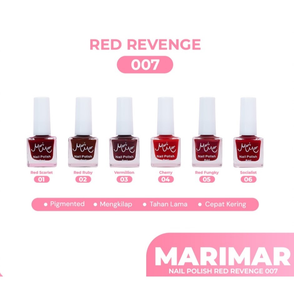 Jual Kutek Marimar Nail Polish 007 | Shopee Indonesia