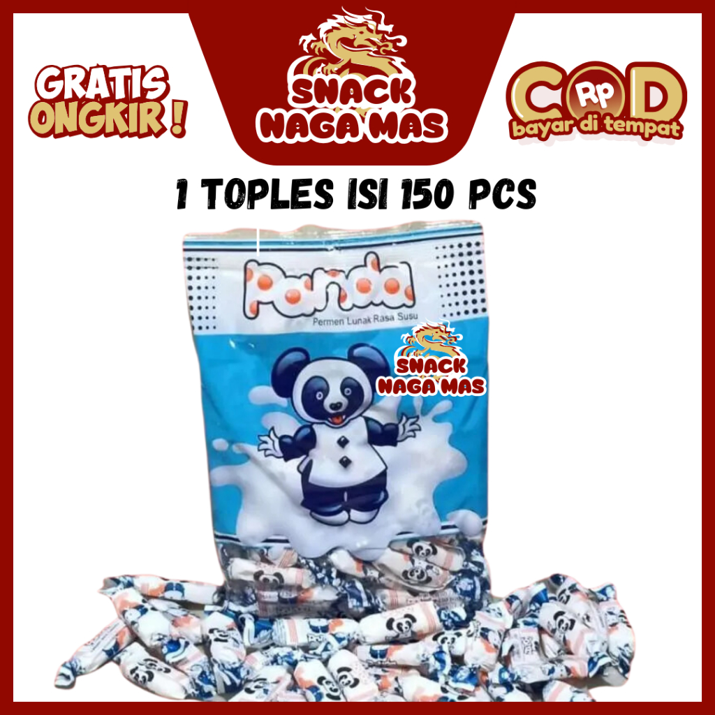 Jual PERMEN SUSU PANDA / PERMEN PANDA MILK ISI 50 DAN ISI 150 | Shopee ...