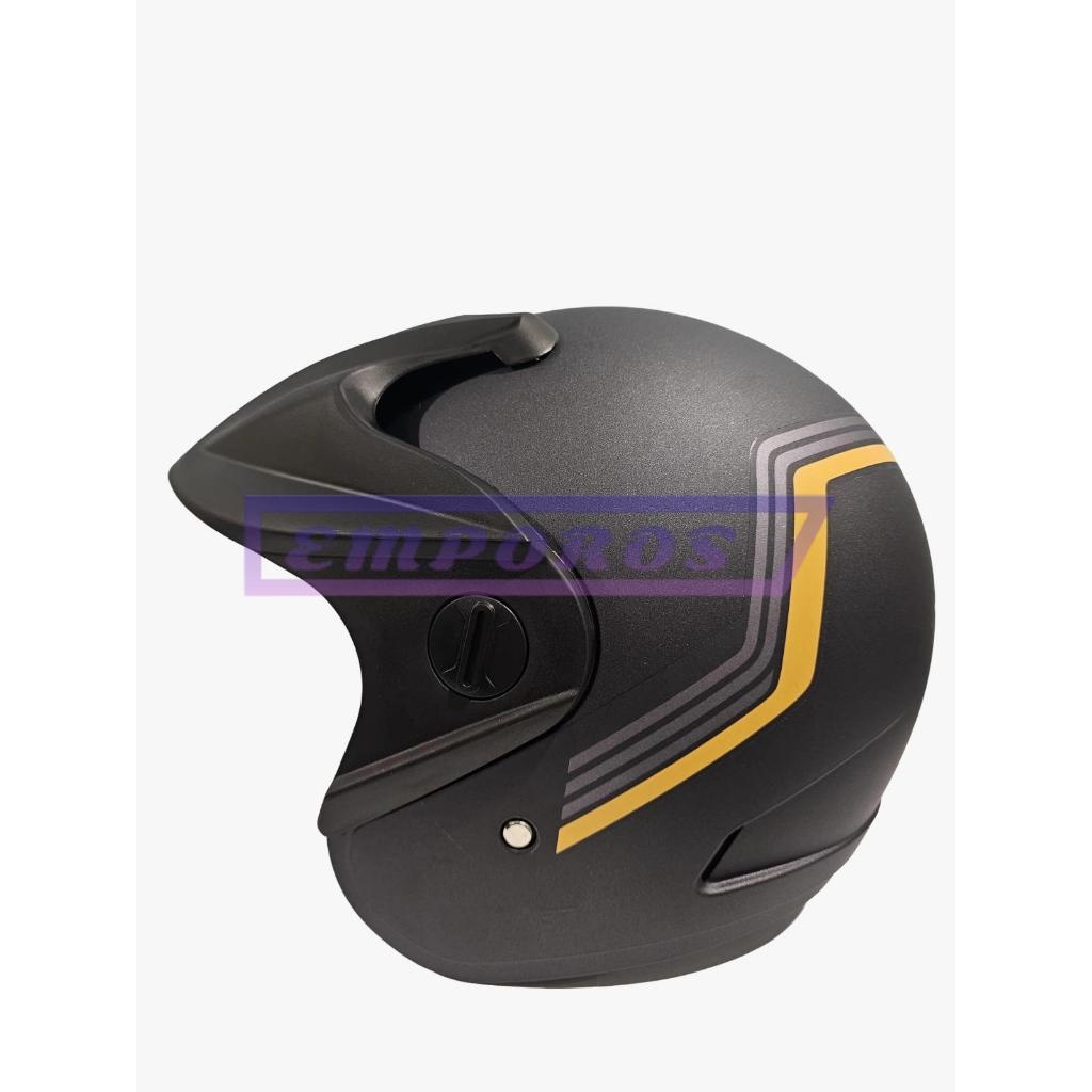 Jual Honda Helmet Half Face Blue V2 87100-HFL-SL, HELM HONDA, HELM ...