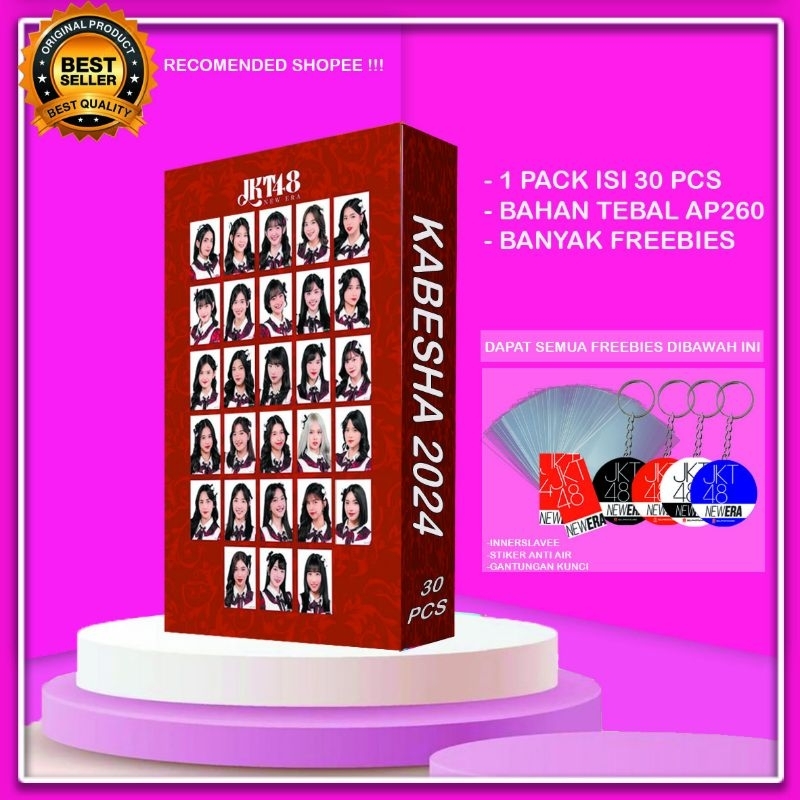 Jual PHOTOCARD JKT48 KABESHA 2024 30 PCS (FREE GANCI) | Shopee Indonesia