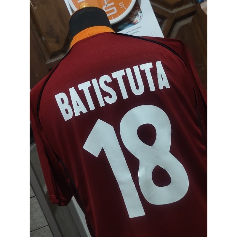 Jual jersey as roma retro sudah dengan name set by request | Shopee ...