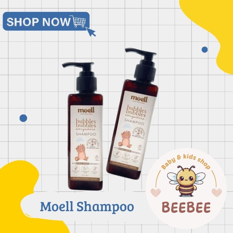 Jual Moell Shampoo Bubbles Bubbles Everywhere | Shopee Indonesia
