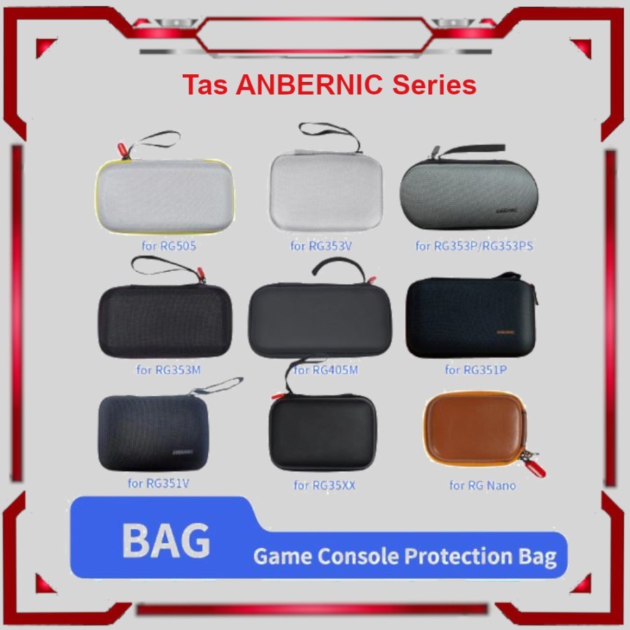 Jual ANBERNIC Protective Storage Case Tas ANBERNIC Series RG35XX RG505 ...