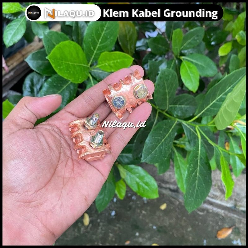 Jual Klem kabel penangkal petir klem klam clamp grounding petir kuku ...
