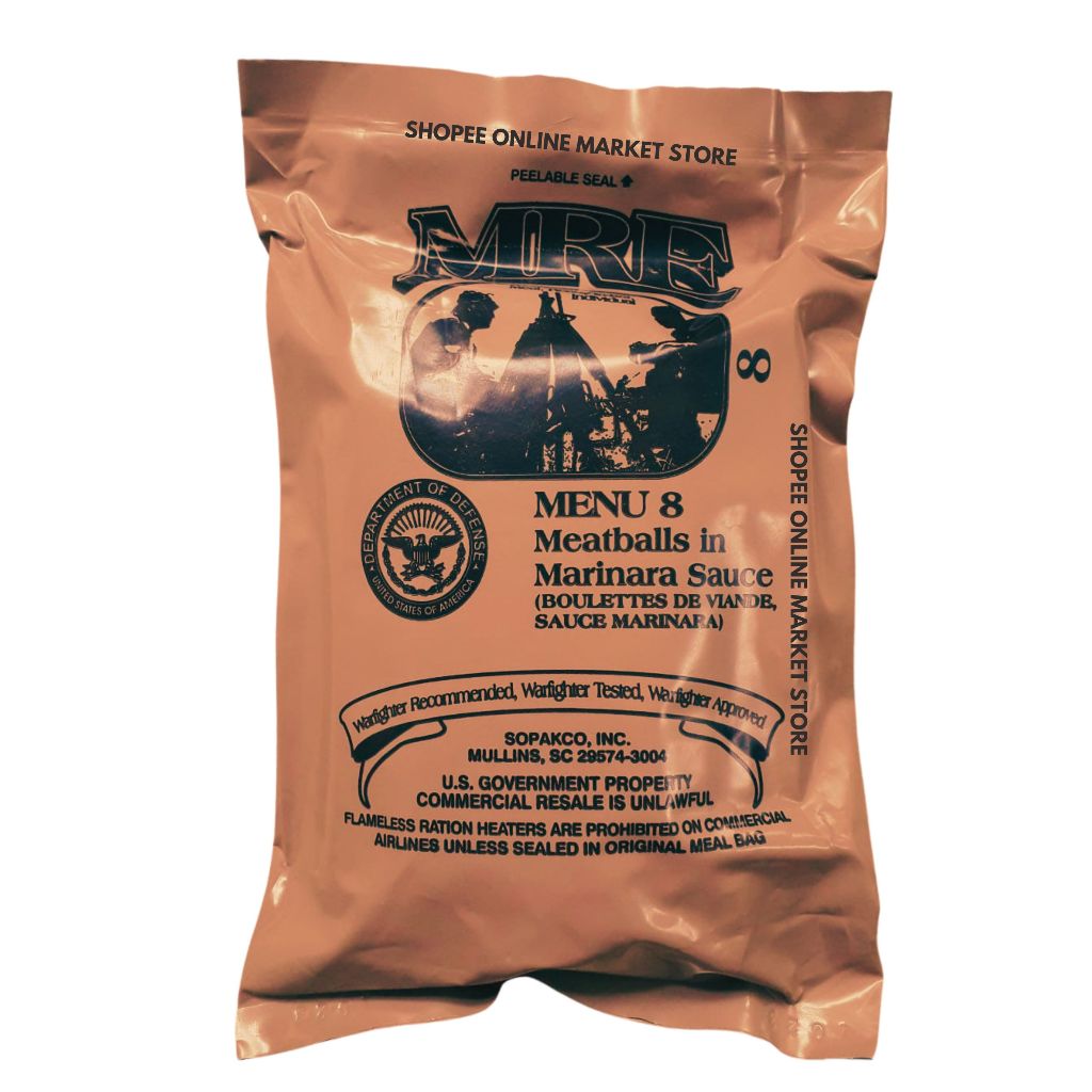 Jual MRE ransum tentara amerika menu 8 | Shopee Indonesia