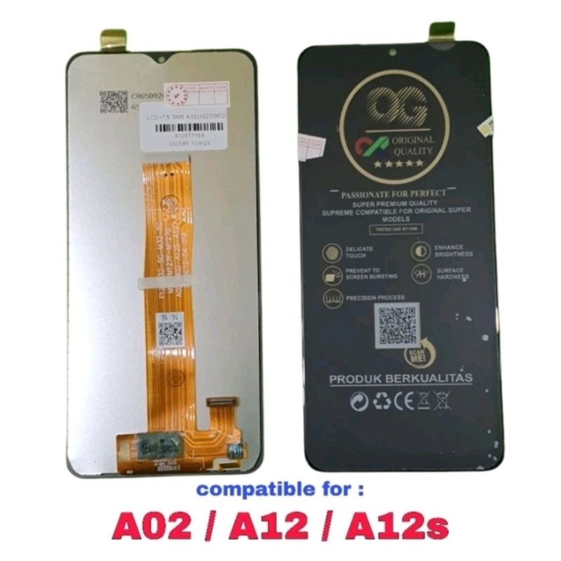Jual LCD TS TOUCHSCREEN SAMSUNG A12/A125/A022/A02/M02/M12 FULLSET | Shopee Indonesia