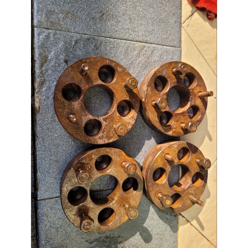 Jual adaptor velg 4x100 ke 4x114 tebal 3,5mm jazz ke 4x114 bekas 4 pcs ...