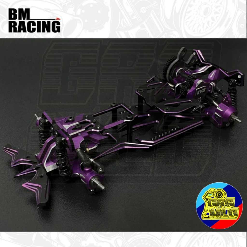Jual BM Racing 1/24 BMR-X EVO RWD Drift Chassis Kit Purple Edition ...