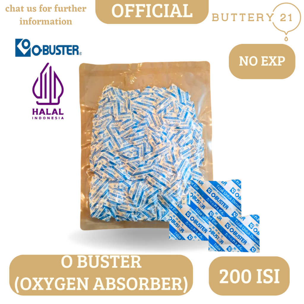 Jual OXYGEN ABSORBER/O BUSTER/PENGAWET MAKANAN/SILICA GEL /ISI 200 PCS ...