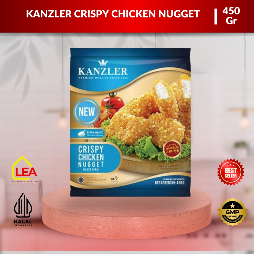 Jual KANZLER Crispy Chicken Nugget 450gr Original Premium Naget Ayam ...