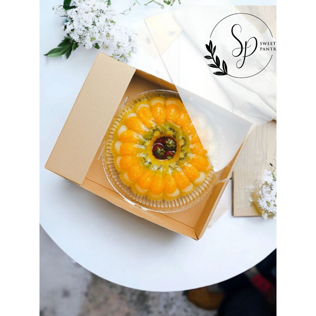 Jual 5PCS - Dus Box Pudding Packaging Kotak kue Puding Sekat Window ...