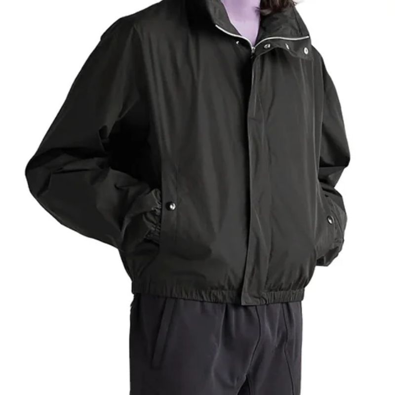 Jual FLIGHT JAKET BOXY | JACKET HARRINGTHON PARASUT HITAM | Shopee ...