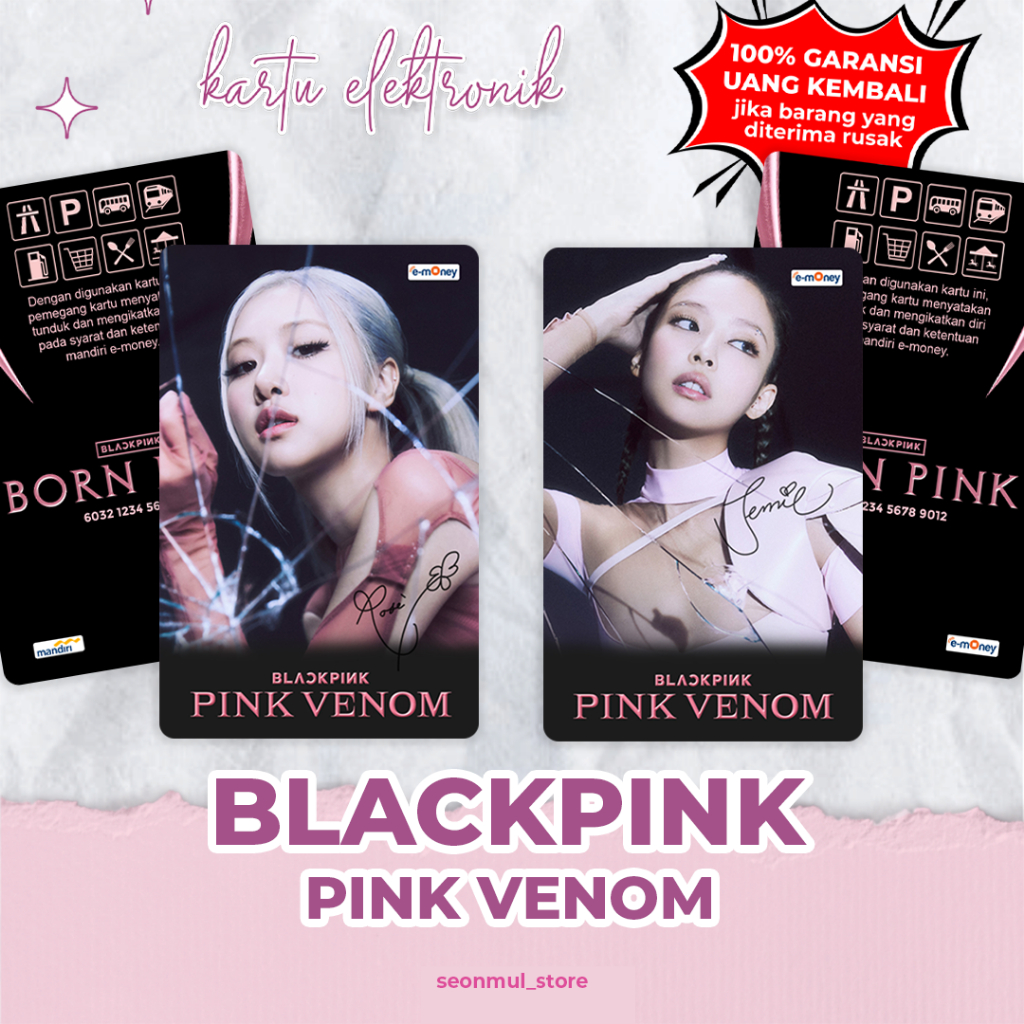 Jual EMONEY BLACKPINK BORN PINK / TAP CASH / FLAZZ / BRIZZI | Shopee ...