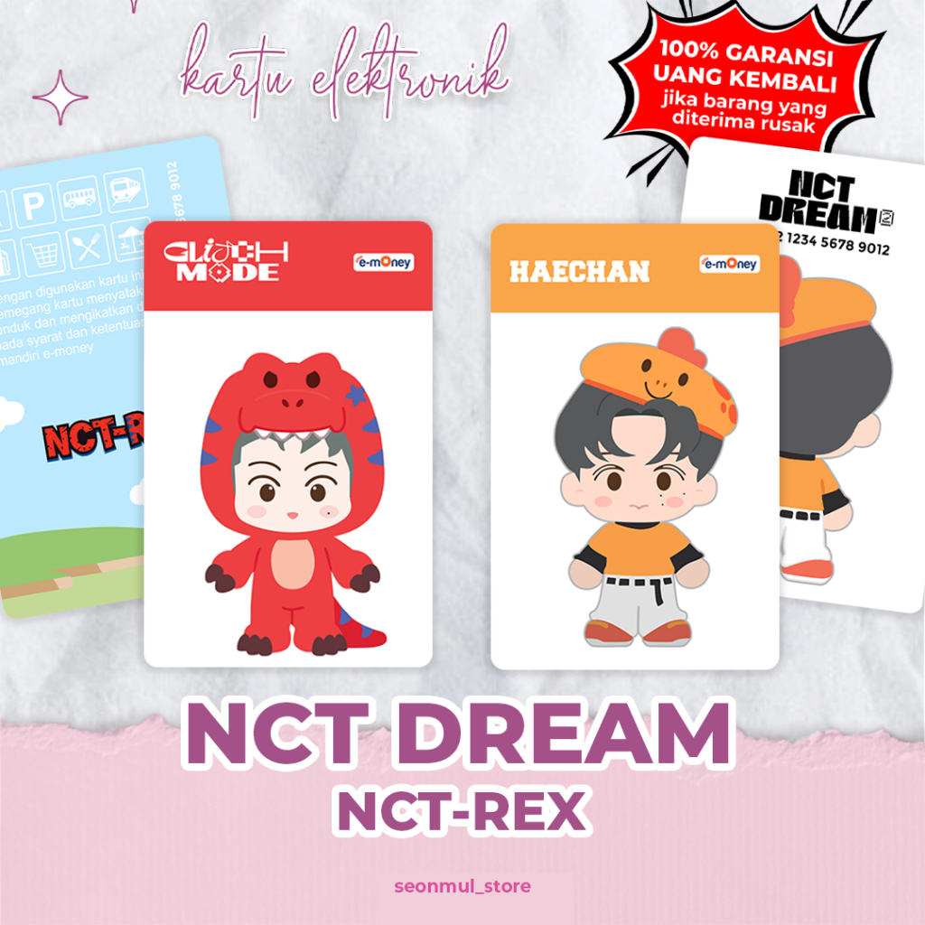 Jual NCTREX / NCT DREAM T-REX / NCT DREAM X PINKFONG TREX EMONEY BRIZZI ...