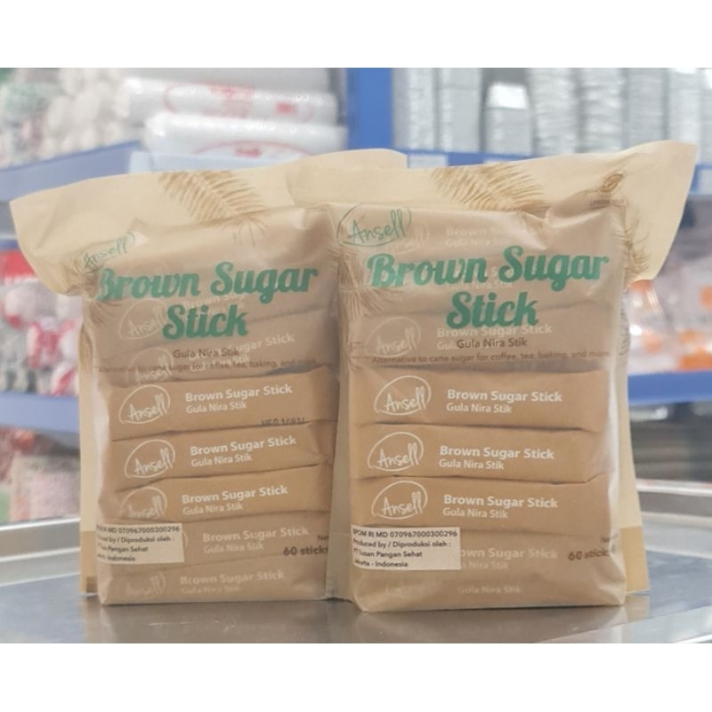 Jual Ansell Brown sugar stick 8gr*60stick/Brown Sugar stick/Gula Aren ...