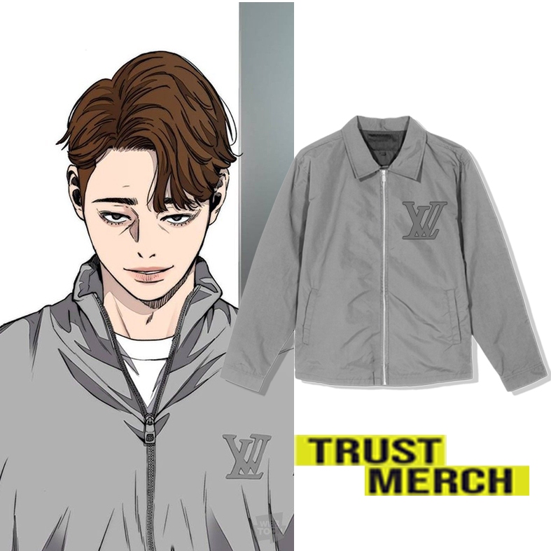 Jual Jaket Coach Lw Juwon Ryu Wind Breaker komik Korea | Shopee Indonesia