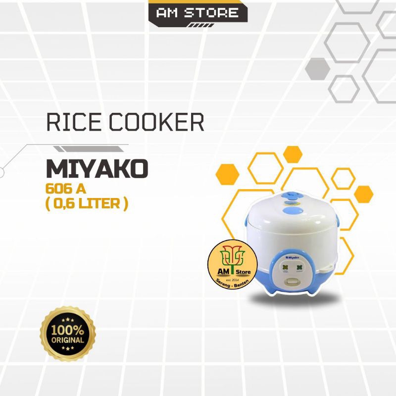 Jual Magic Com Miyako / Rice Cooker Miyako 606A (0,6 Liter) | Shopee ...