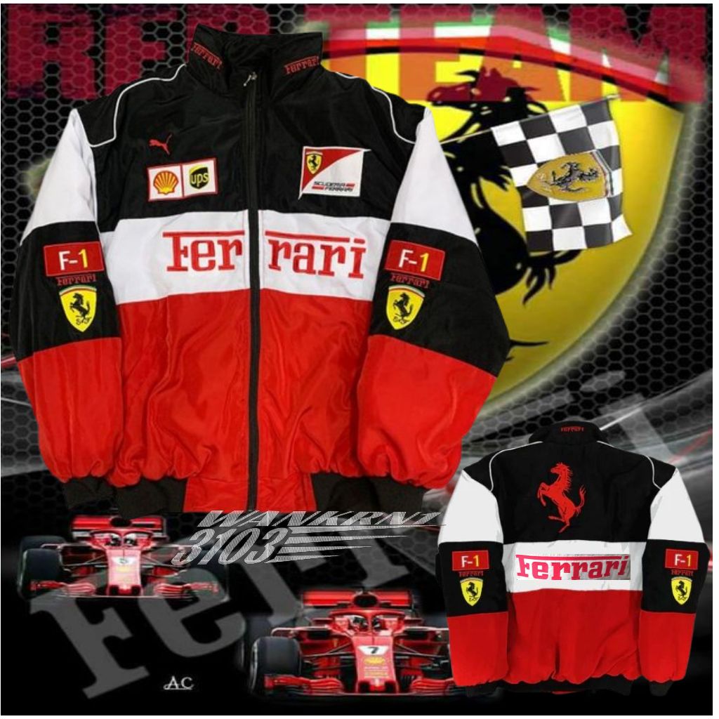 Jual Jaket Ferrari Nascar Vintage F1 Racing | Shopee Indonesia
