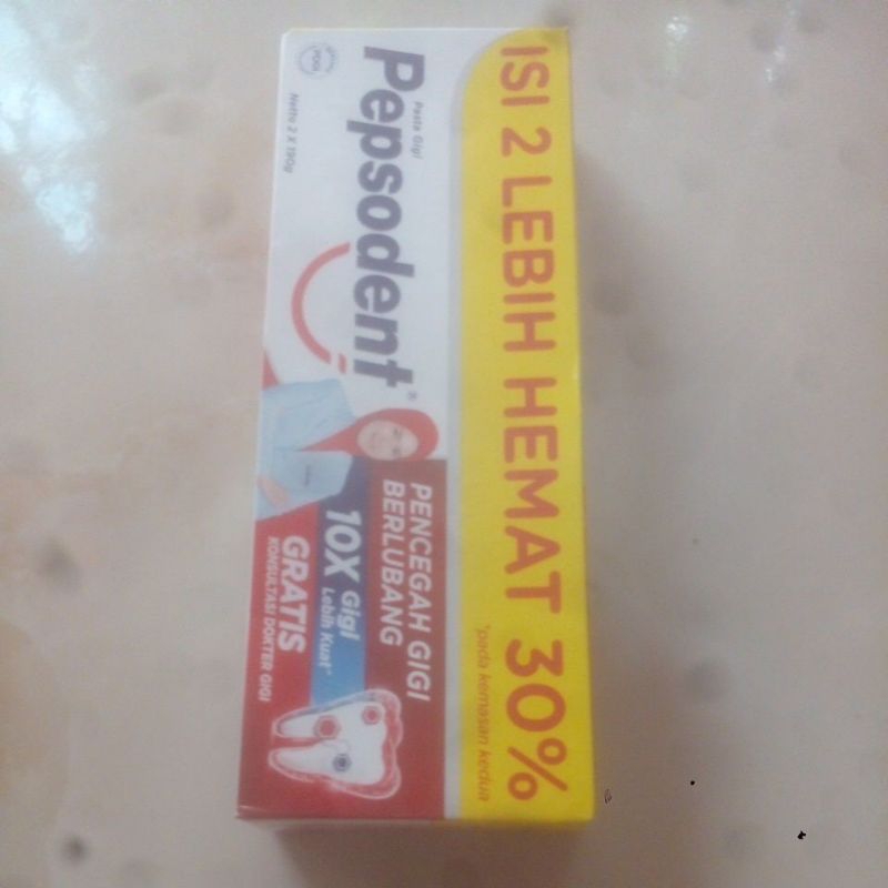 Jual pepsodent jumbo 190 gram x 2 pepsodent ukuran besar isi 2 pcs ...