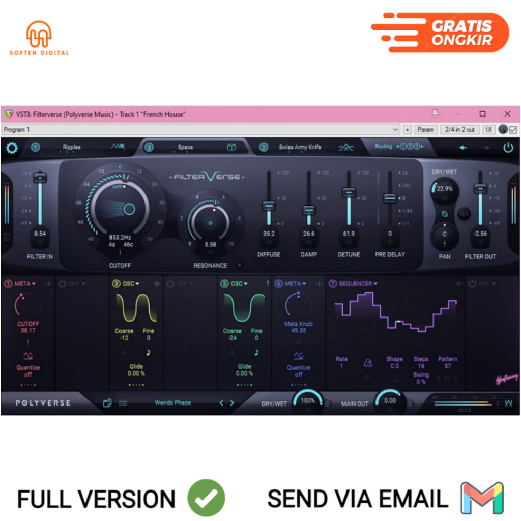 Jual Polyverse Music - Filterverse VST Plugin revolutionary plugin for ...