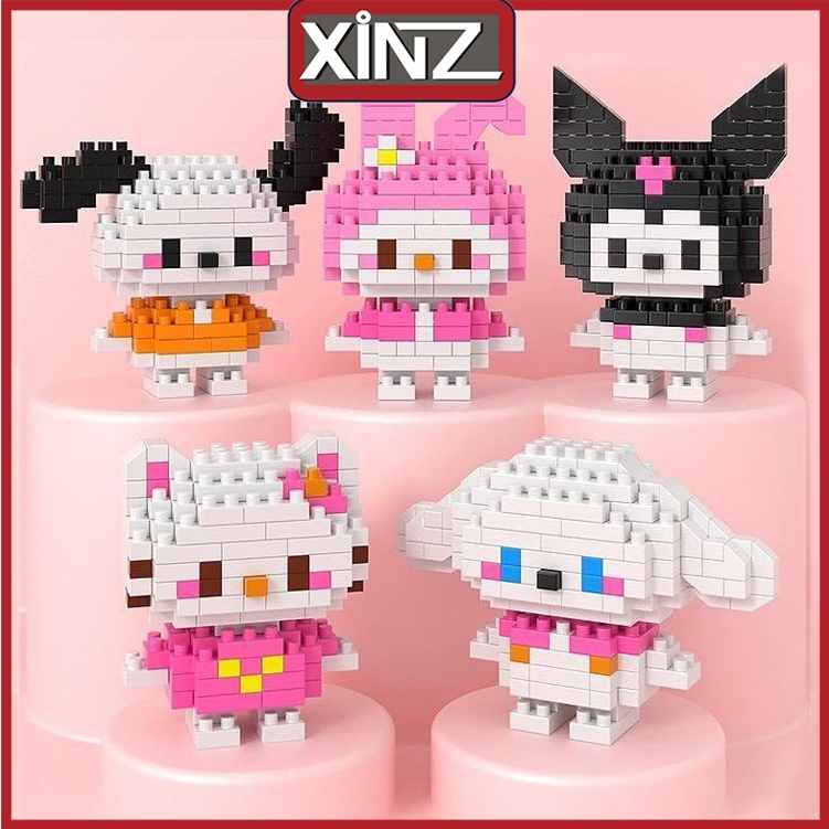 Jual XiNZ Bricks Block Mini Seri Disney 3D Nano Block Model Kartun DIY ...