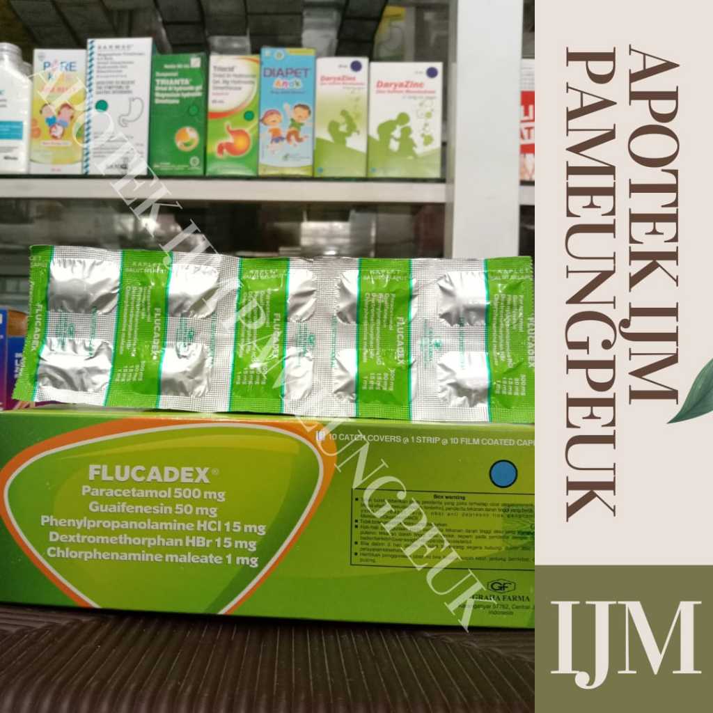 Jual Flucadex untuk Meringankan Gejala Flu (10 Kaplet) | Shopee Indonesia
