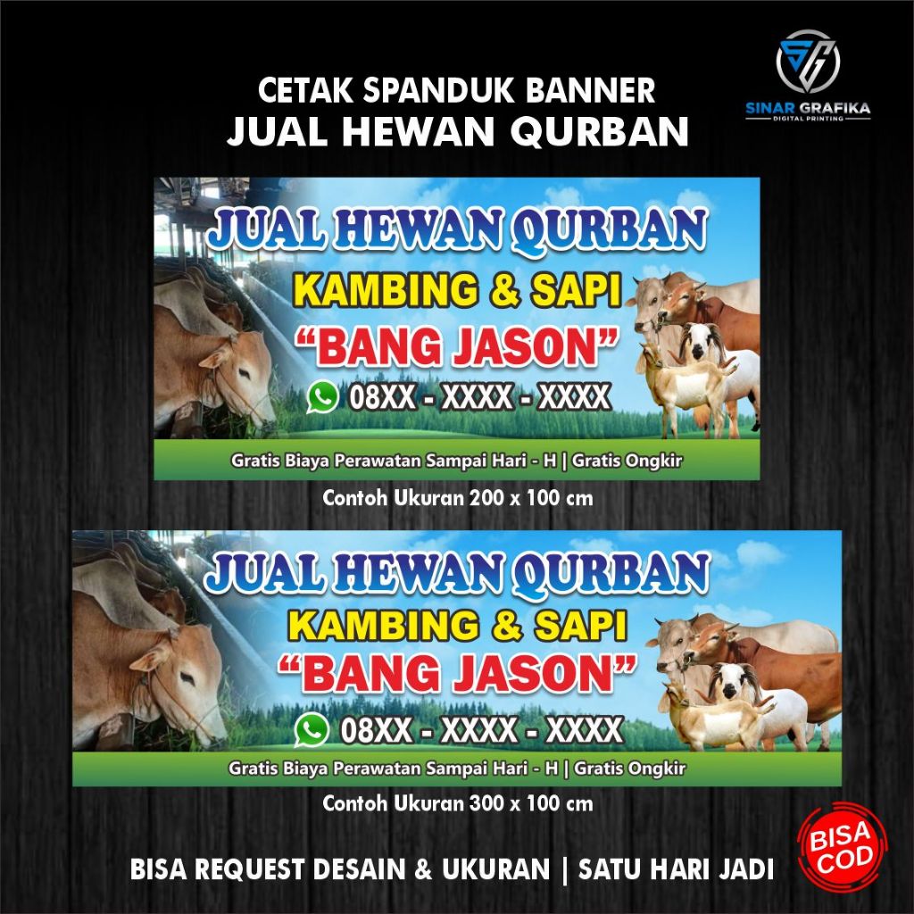 Jual Spanduk Baligo Jual Hewan Qurban, Desain Custom | Free Desain ...
