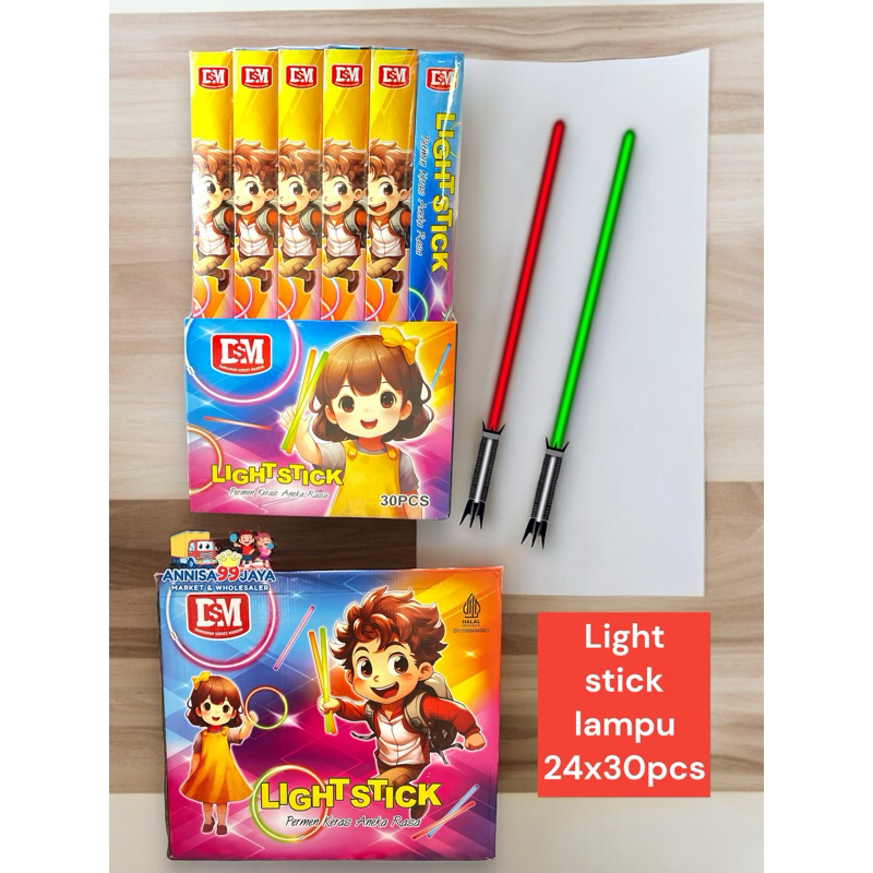 Jual PERMEN ANEKA RASA LIGHT STICK 24x30 | Shopee Indonesia