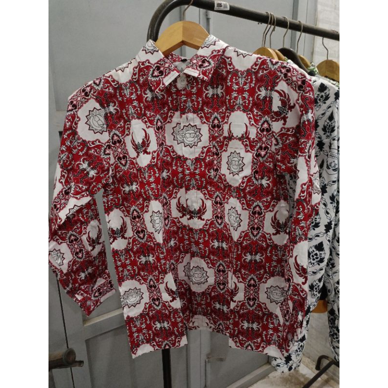 Jual seragam ipm merah batik Muhammadiyah KATUN | Shopee Indonesia