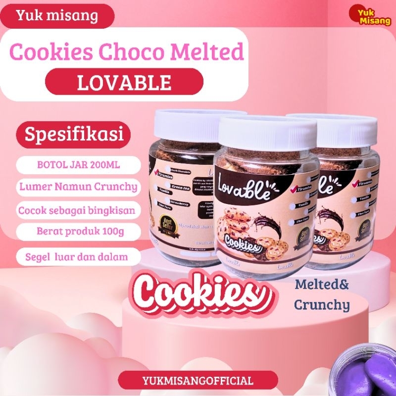 Jual COOKIES CHOCO CHIPS JAR LAVA MELTED | COOKIES CHOCO CHIPS MELTED ...