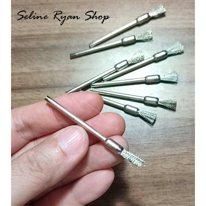 Jual Sikat Kuas Besi Mini / Sikat Kawat Pembersih Mesin Coil Brush ...