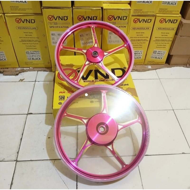 Jual VELG RACING VND AK55 RING 17 VARIO 125 150 VARIO 110 BEAT SCOOPY GENIO | Shopee Indonesia