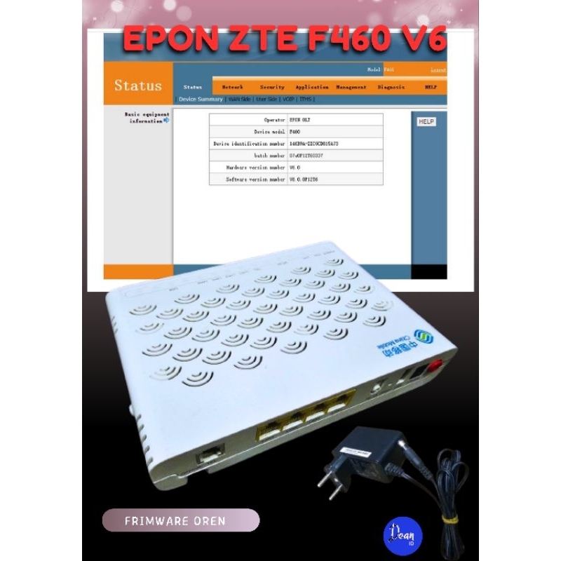 Jual F460 V6 F460V6 EPON F460 FRIMWARE ORANGE - SECOND | Shopee Indonesia